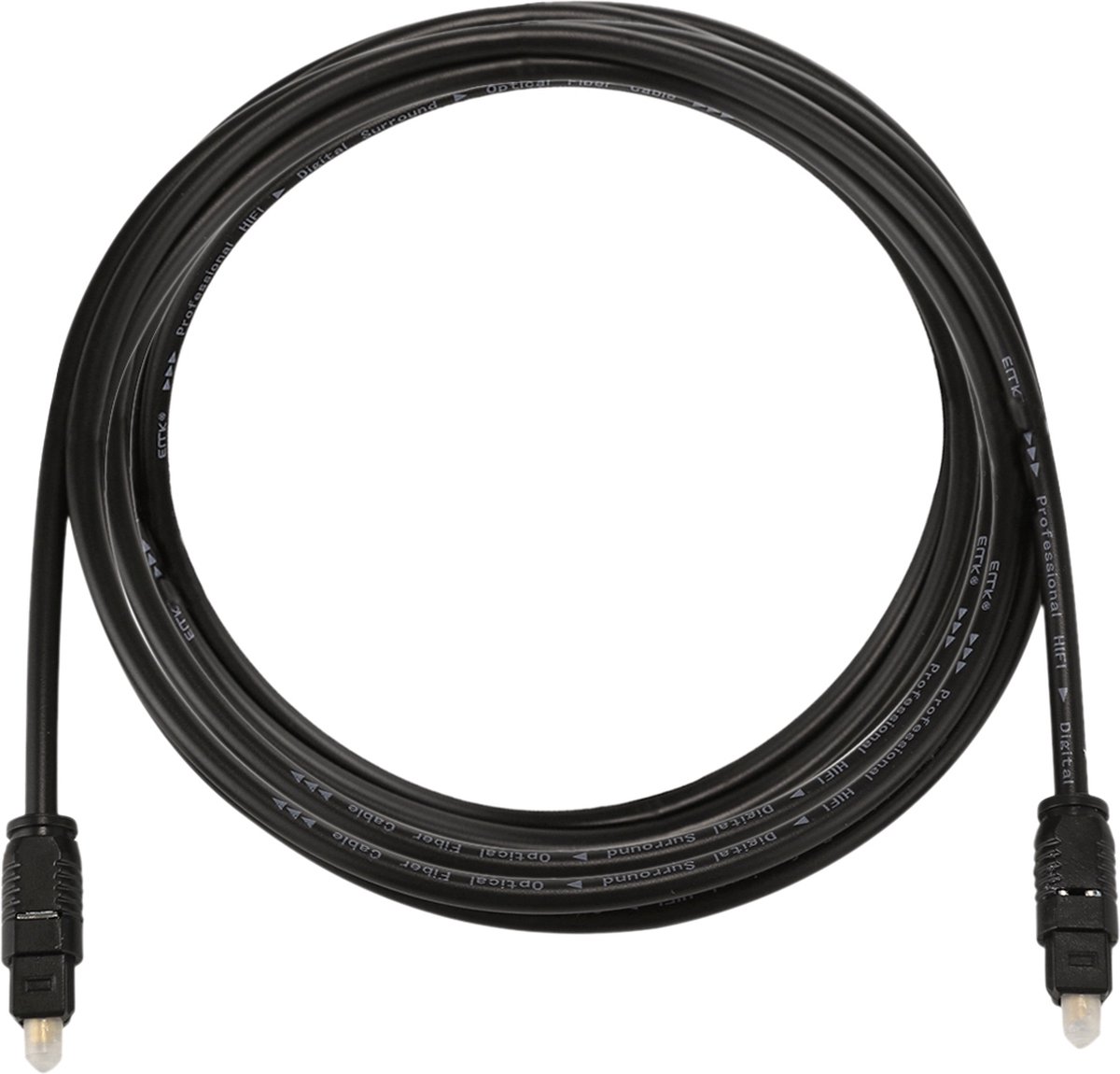 Toslink optische kabel van By Qubix ETK Digital Toslink Optical kabel 2 ...