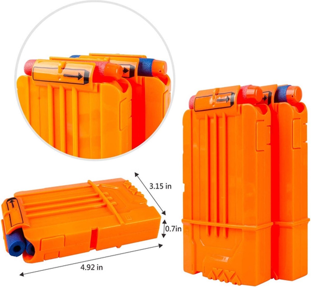 Elite longstrike mega sniper gun met rival vest en 40 nerf pijltjes ...