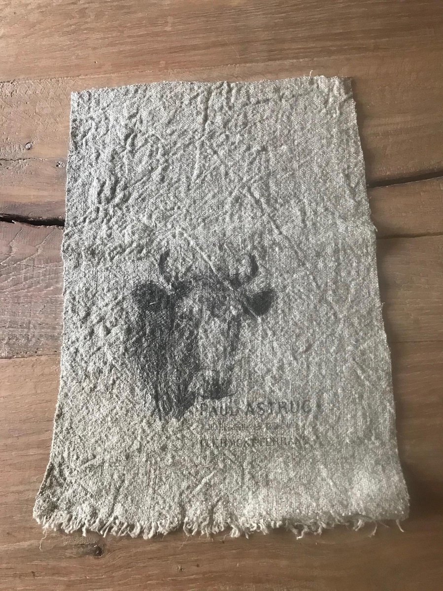 Shabby linnen doek | Opdruk koe | 30x45 cm | Cadeau artikel | Cadeau ...