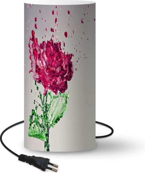 Lampe - Veilleuse - Lampe de table chambre - Roses - Water - Effet - 54 ...