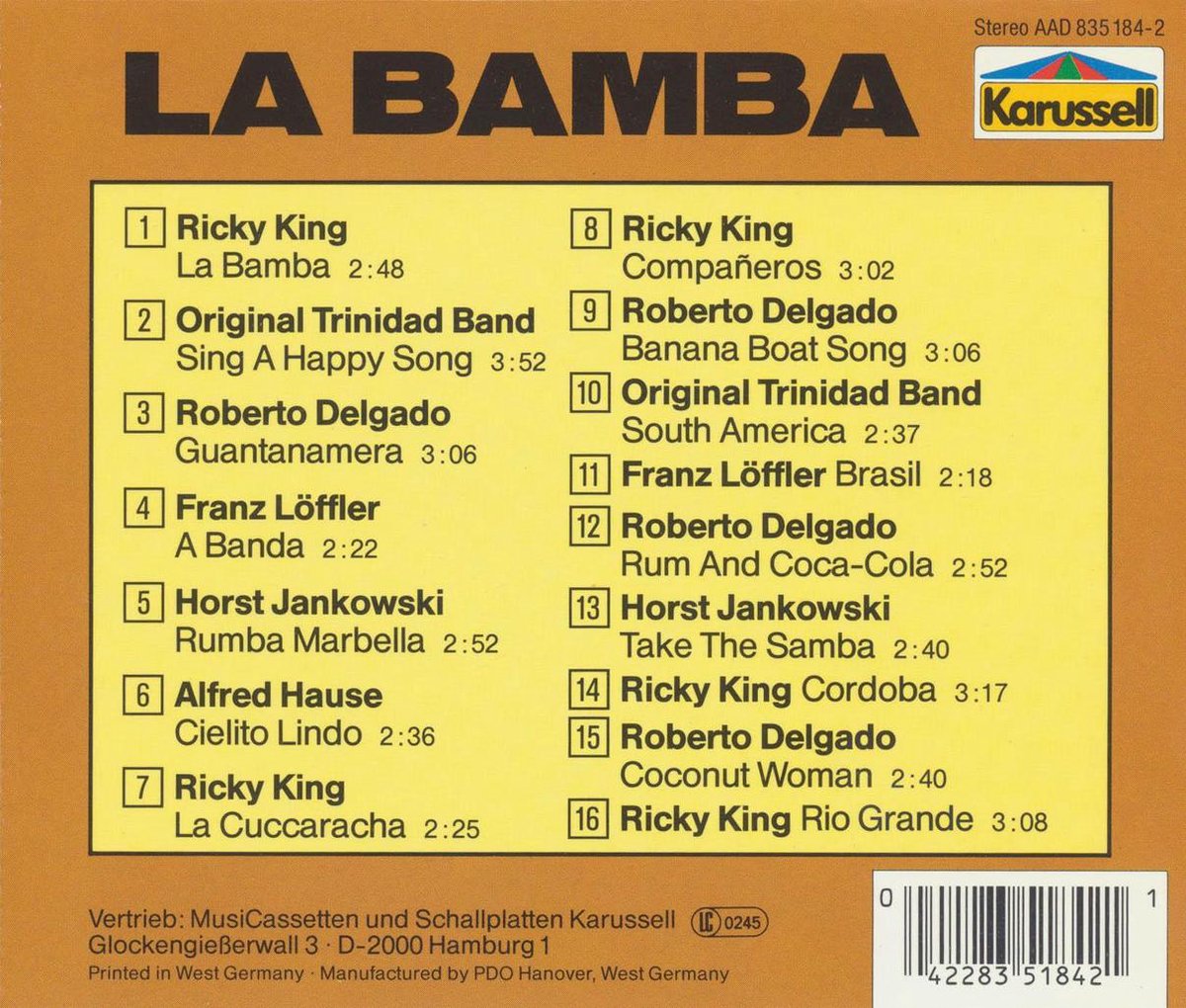 La Bamba, various artists | CD (album) | Muziek | bol.com