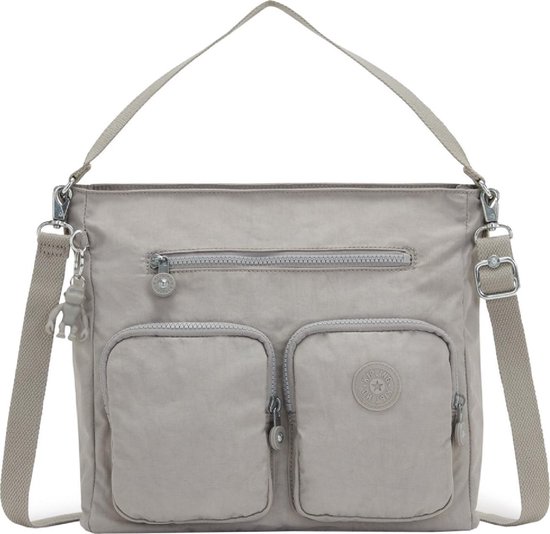 Kipling Tasmo Schoudertas grey gris | bol