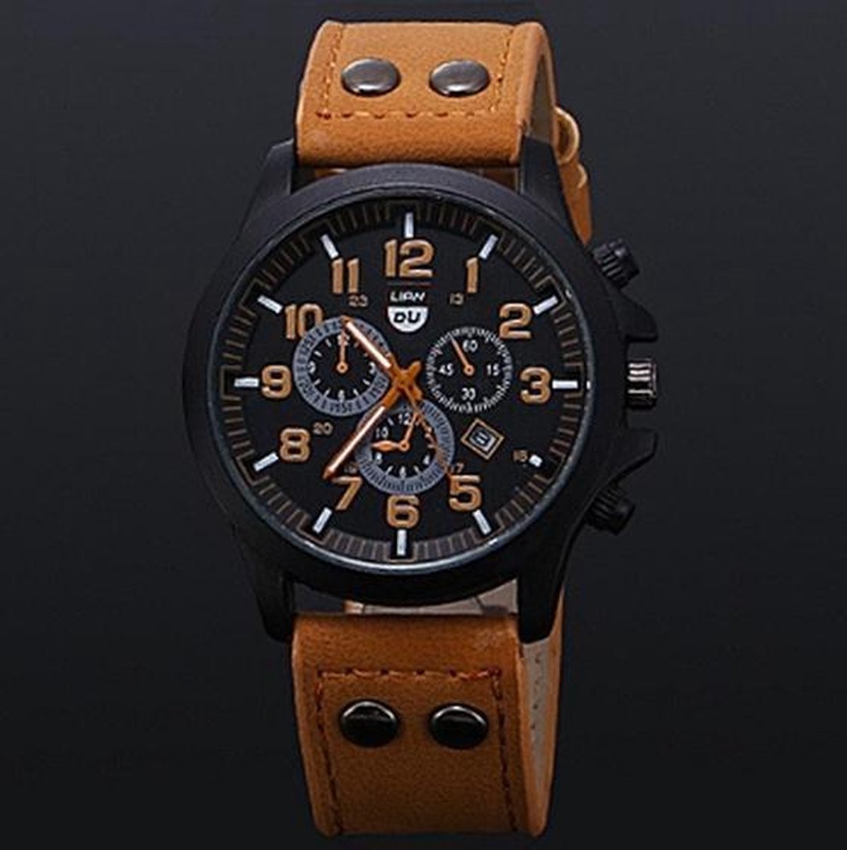 Horloge Casual Style Soki Design (Bruin) | bol.com