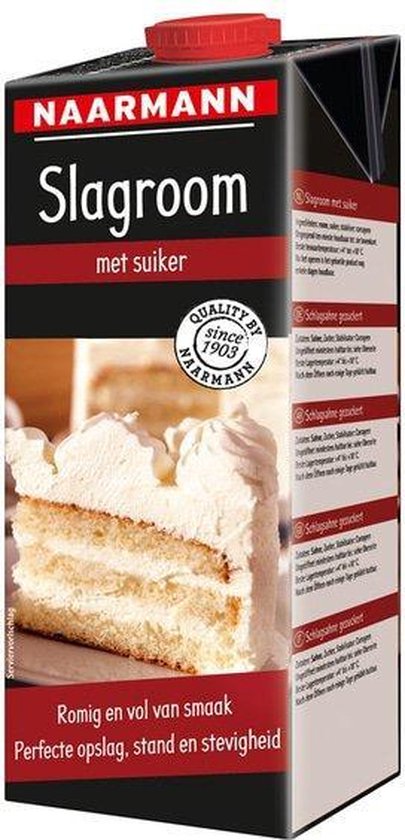Naarmann Slagroom met suiker 32% - 1 liter | bol