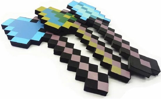Minecraft Bundel - Minecraft Bijl + Schop - Minecraft Zwaard ...