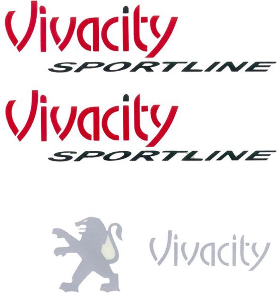 Stickerset voor Peugeot Vivacity Sportline | bol