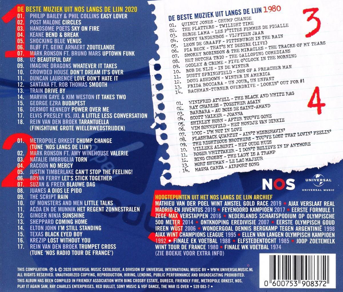 De Beste Muziek Uit 'Langs De Lijn', various artists | CD (album) | Muziek | bol