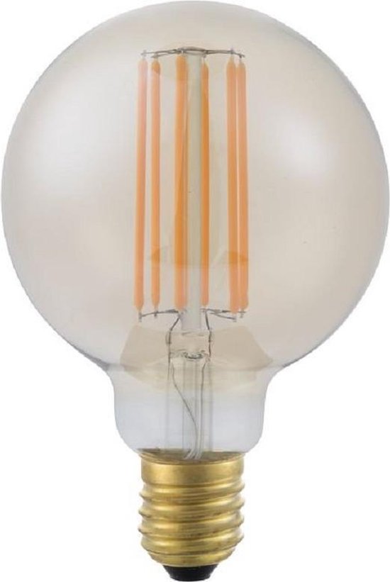 SPL LED Filament Globe - 5,5W (GOLD) DIMBAAR 2000K | bol