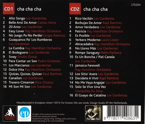 Various Artists - Latin Dance - Cha Cha Cha (CD), various artists | CD ...