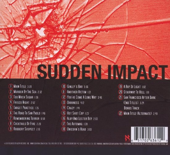Lalo Schifrin - Sudden Impact (CD), Lalo Schifrin | Muziek | bol