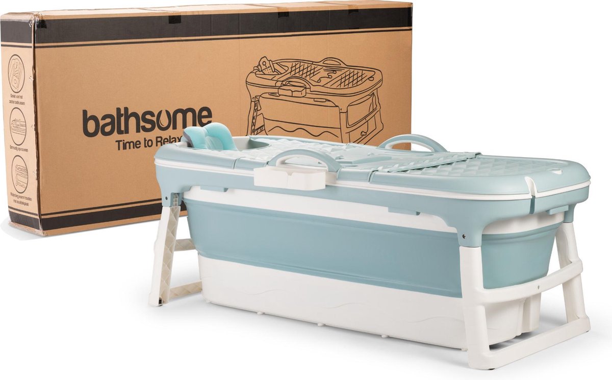 Bathsome Zitbad voor Volwassenen – Ligbad - Opvouwbaar Bad – Bath ...