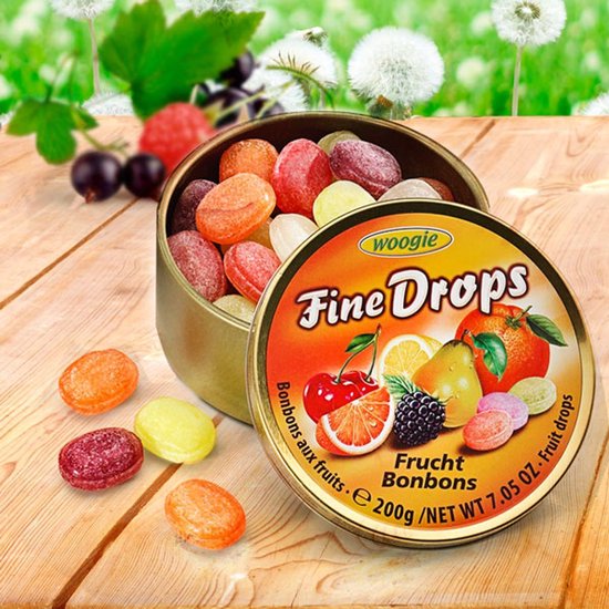 Woogie Fine Drops Vruchten Mix 200 g | bol
