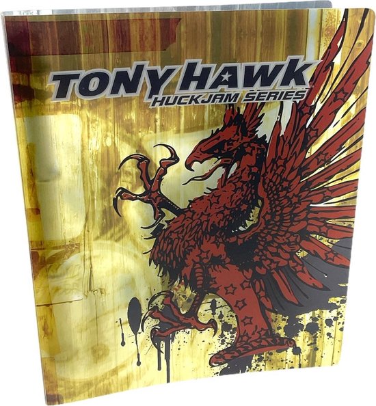 Tony Hawk geel/rood - Polypropyleen Ringband met 4 Ringen Inclusief ...