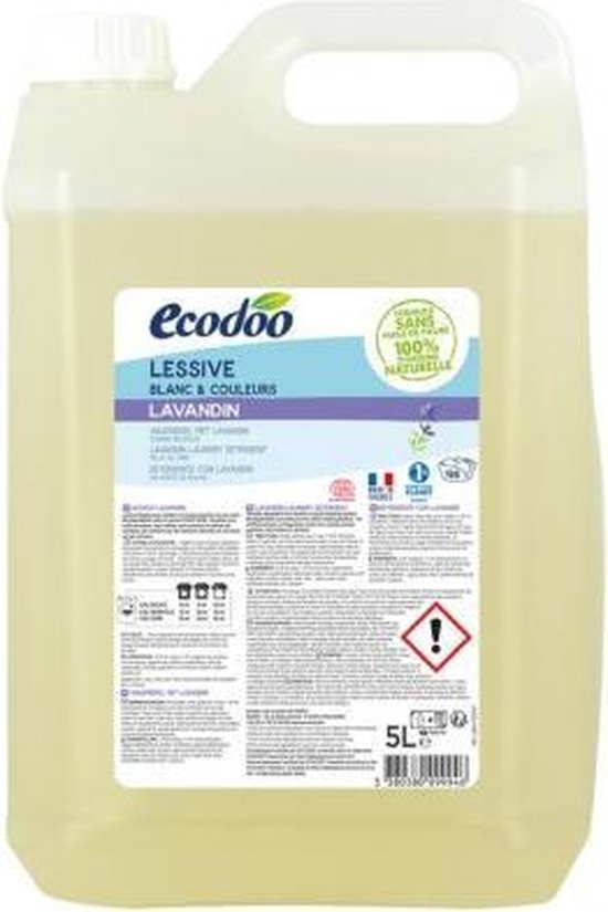 Ecodoo Wasmiddel vloeibaar lavendel 5 liter | bol