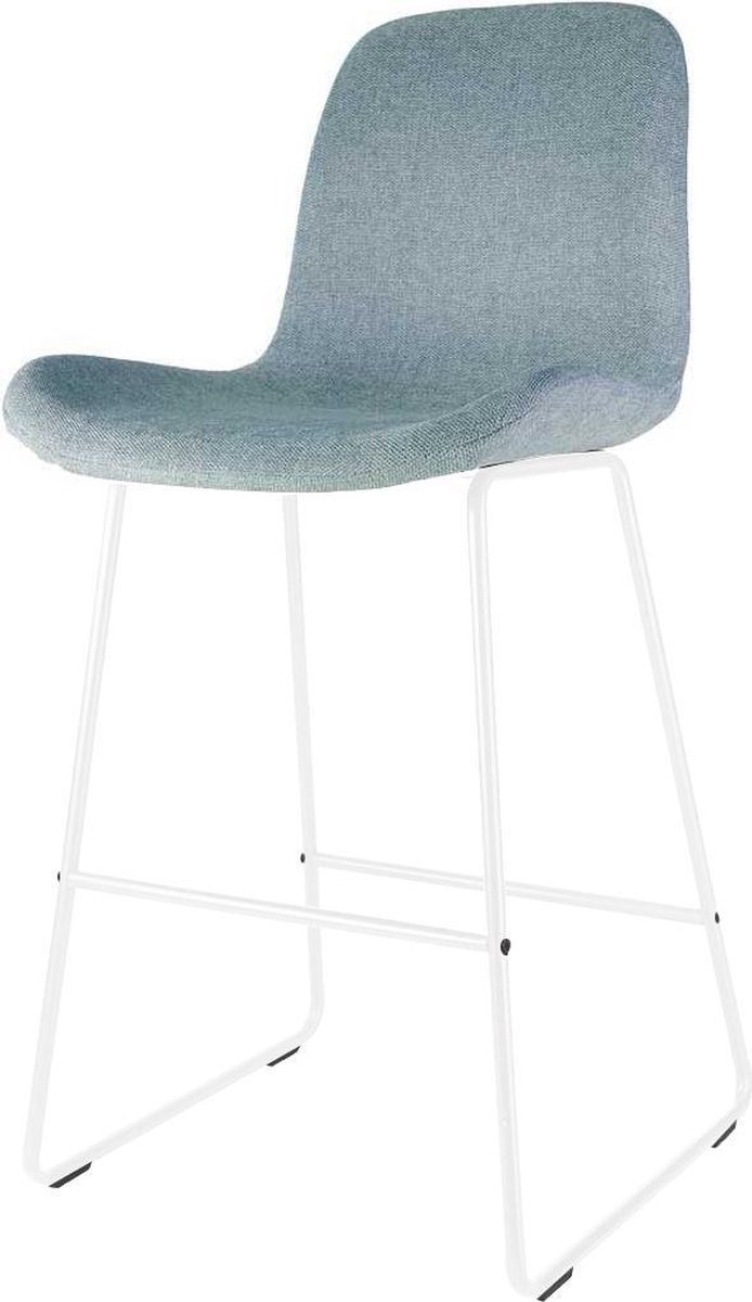 Nolon de bar Nolon Nino blanc 65 cm - Assise bleu clair | bol.com