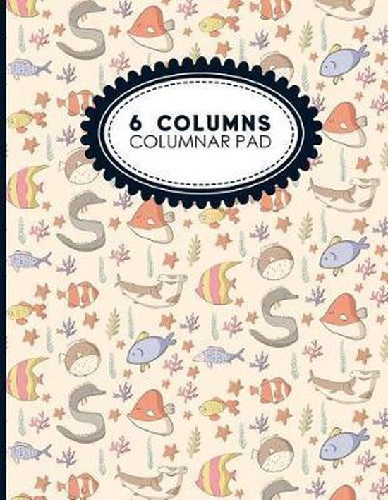 6 Columns Columnar Pad | 9781979743754 | Moito Publishing | Boeken ...