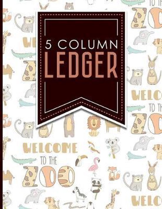 5 Column Ledger | 9781979682367 | Moito Publishing | Boeken | bol.com