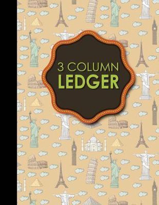 3 Column Ledger | 9781979515306 | Moito Publishing | Boeken | bol.com