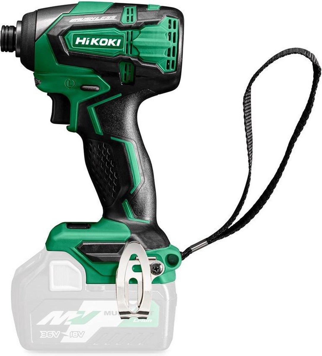 HiKOKI WH18DBSLW2Z 18V Li-Ion accu slagschroevendraaier body in HSC - 172Nm - 1/4" | bol.com
