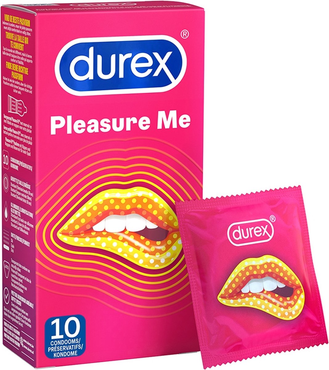 Durex Condooms Pleasure Me - Met Ribbels - 10 stuks | bol.com