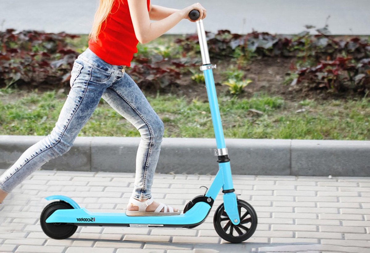 Elektrische Step voor Kinderen – E-step voor Kids – Roze, Blauw en ...