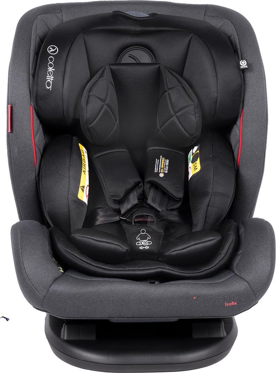 Hibaby Isofix - Autostoel - 0 t/m 36 kg - Grijs | bol.com
