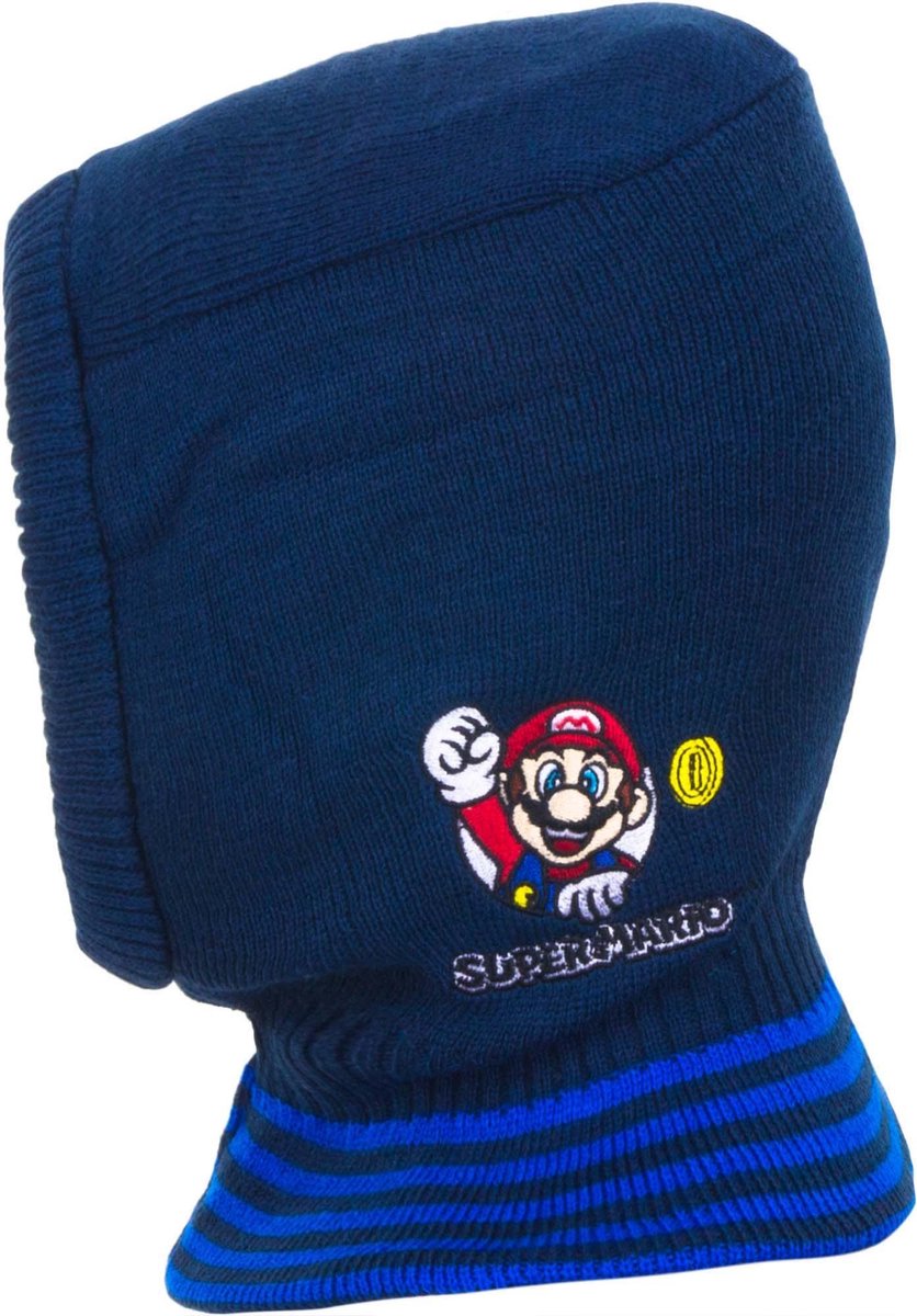 Super Mario Bross Bivakmuts gebreide muts. Maat One size - 50/54 cm ...