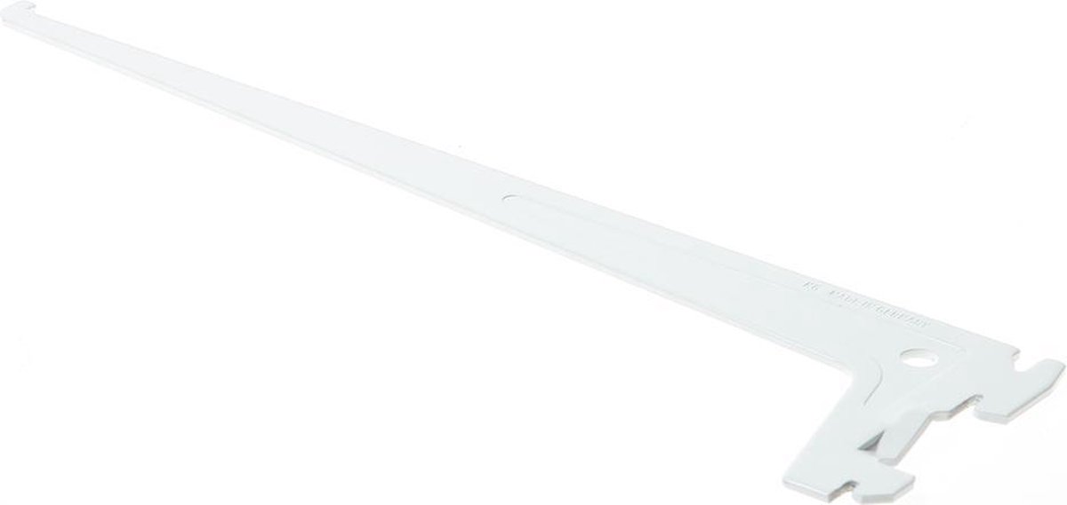 Element plankdrager staal enkel 2-haaks sys 50 wit 30cm | bol