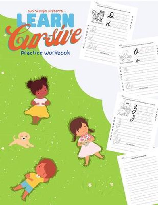 Learn Cursive Practice Workbook | 9781300030263 | 2wo Scoops Published ...