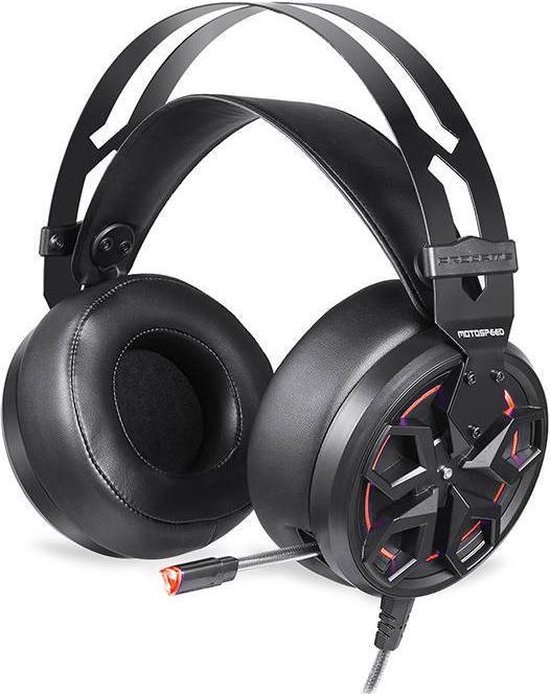 Wired Gaming headset Motospeed H60 - 50mm driver- zwart | bol