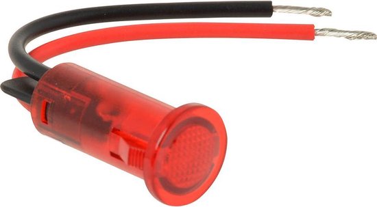LED indicatielamp Rood - 220V - Ø 16mm | bol