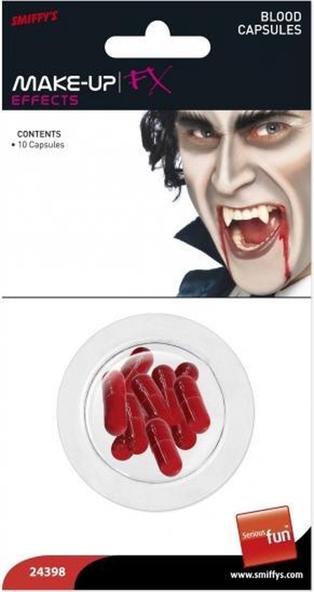 Set van 20x horror bloed capsules - Nepbloed voor Halloween - verkleed ...