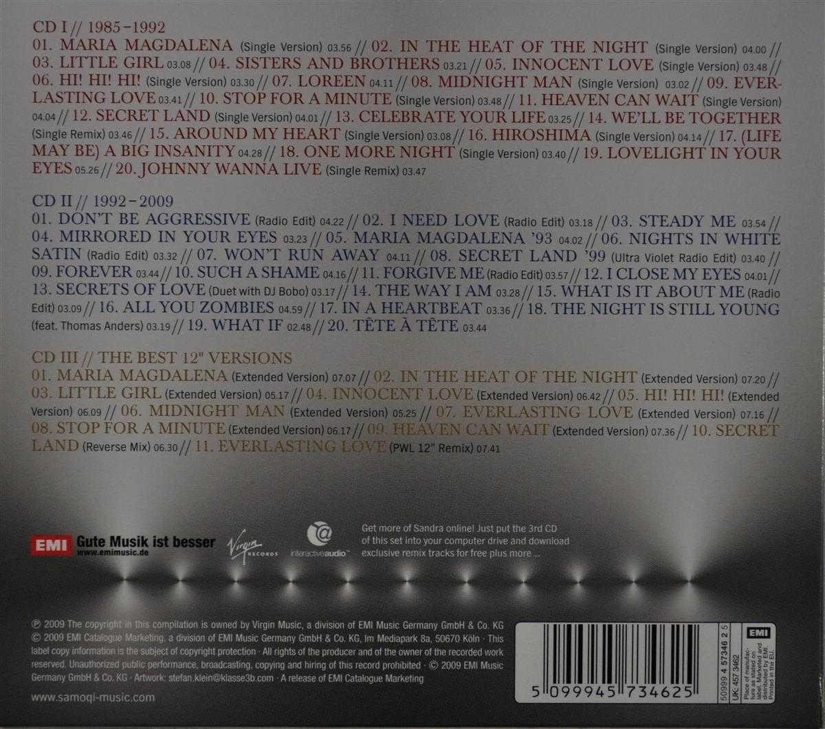 Sandra - The Platinum Collection (3 CD), Sandra | CD (album) | Muziek | bol