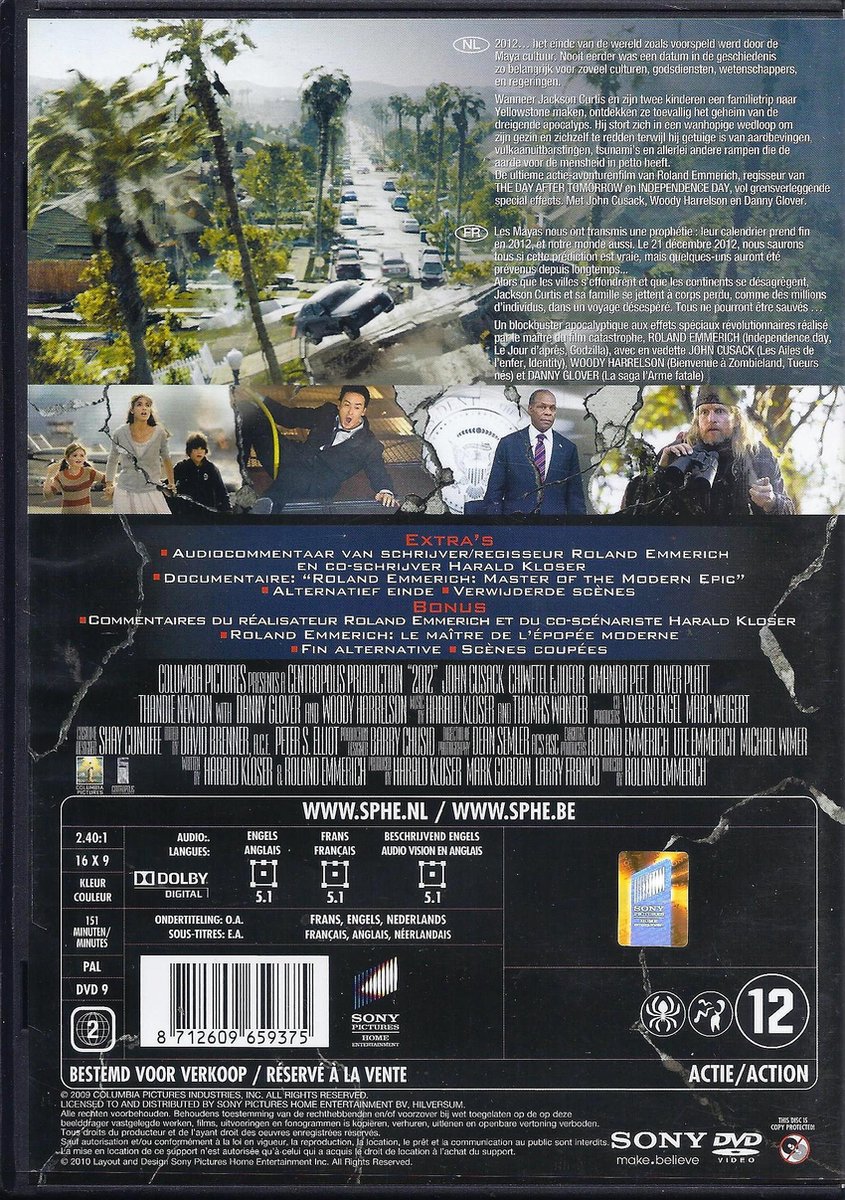 2012 (Dvd), Chiwetel Ejiofor | Dvd's | bol