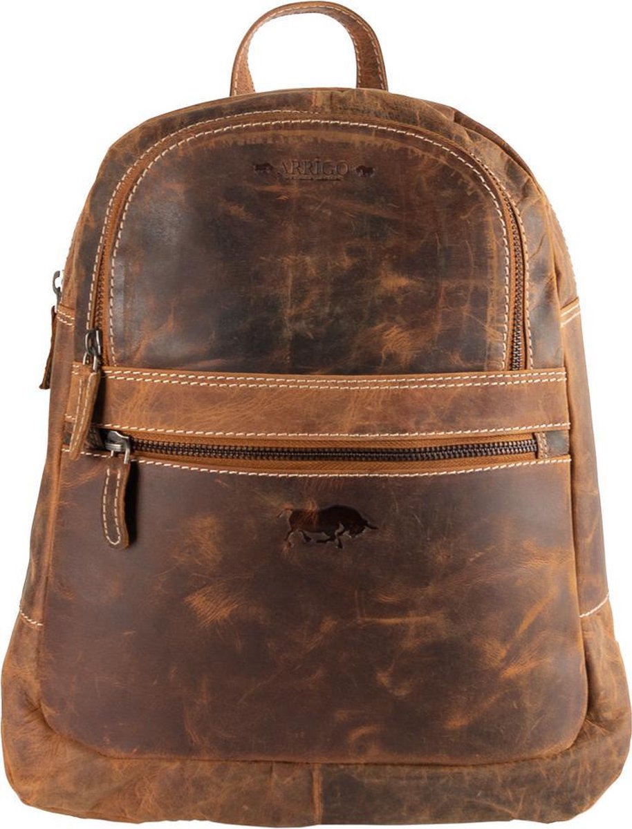 Rugzak Van Naturel/Cognac Buffelleer, Deze Hippe Rugtas Heeft ...