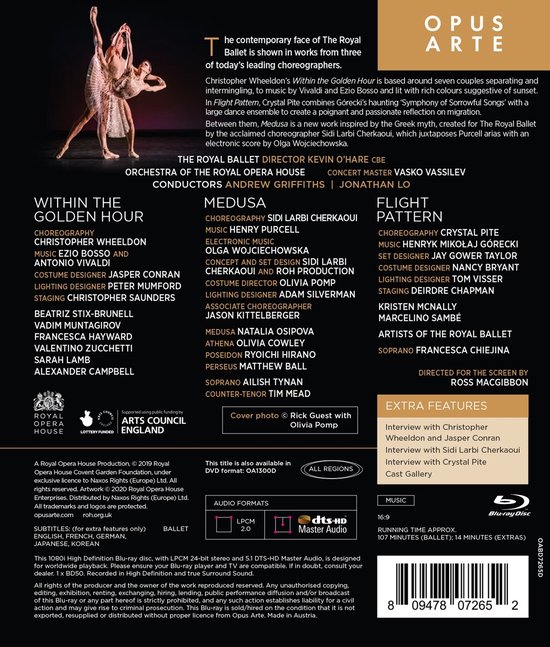 Royal Ballet - Within The Golden Hour Medusa Fligh (Blu-ray), Royal ...