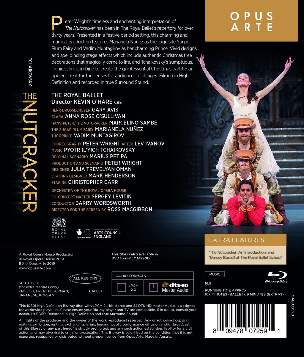 Royal Opera House Barry Wordsworth - The Nutcracker (Blu-ray), Barry ...
