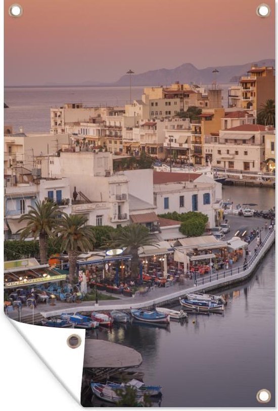 Tuinposter - Tuindoek - Tuinposters buiten - Kreta - Boten ...