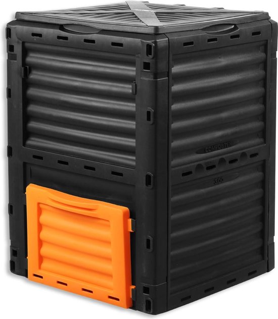 Composteur FUXTEC 300L composteur de jardin bac à compost composteur ...