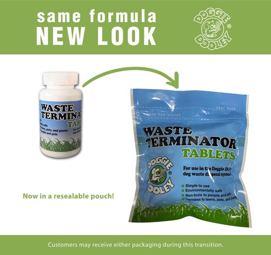 Doggie Dooley Waste terminator tablets 100st. voor 3 jaar | bol
