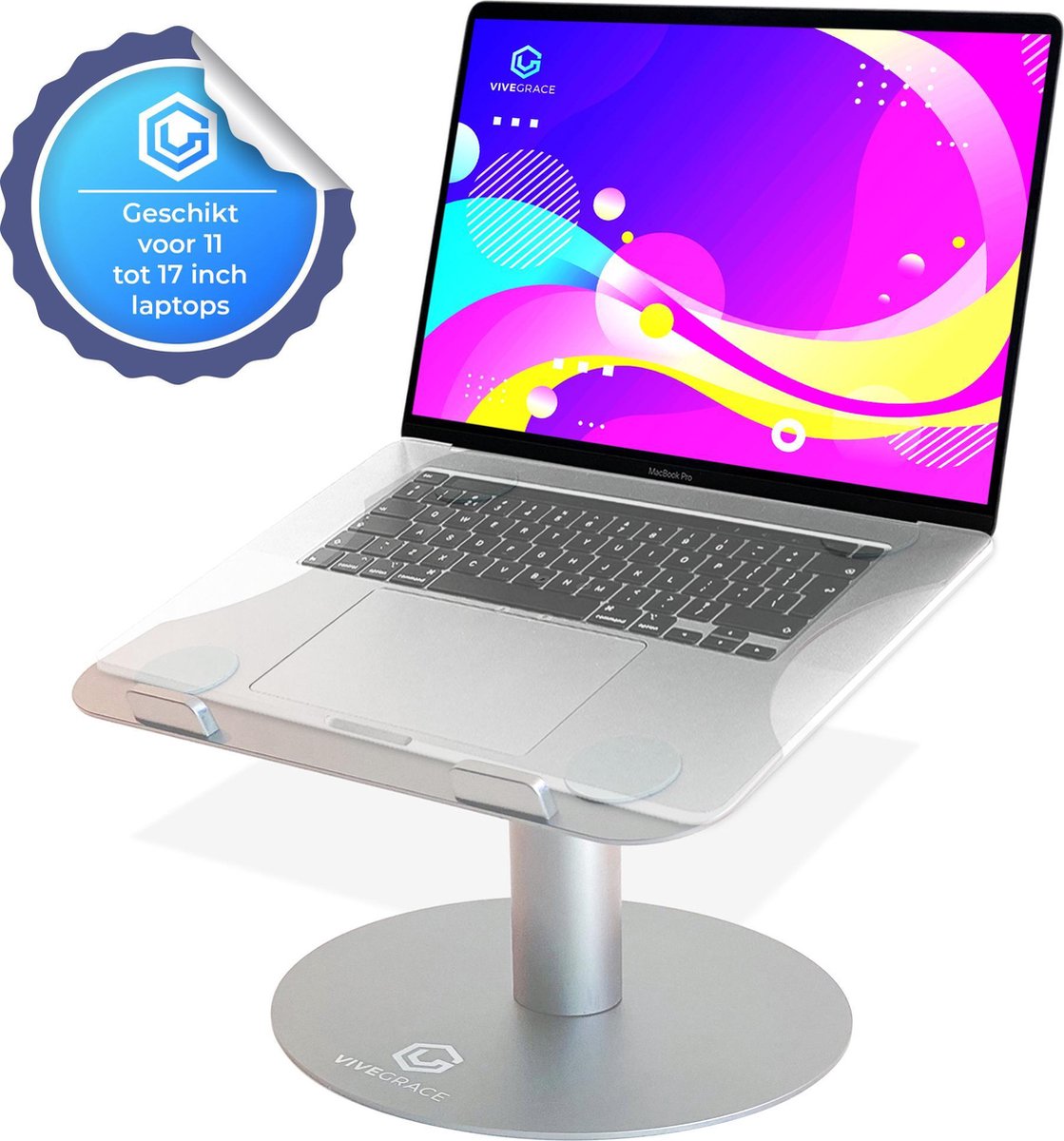 ViveGrace Laptop Standaard - Verstelbaar en 360º draaibaar ...