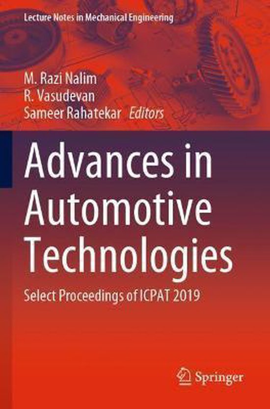 Advances in Automotive Technologies | 9789811559495 | Boeken | bol.com