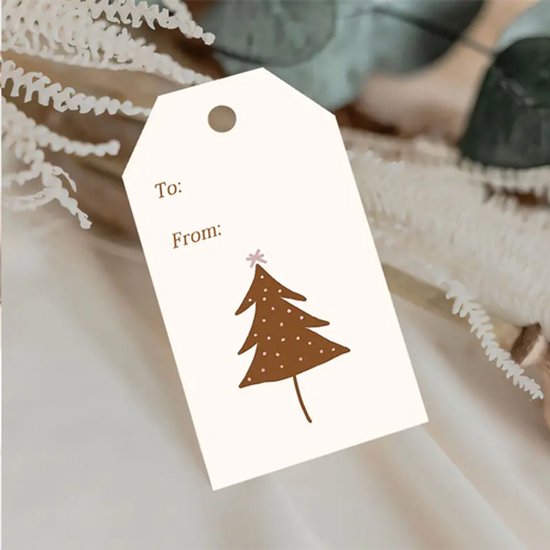 Kerstlabels - cadeau label - inpak label - kest - cadeau versiering ...