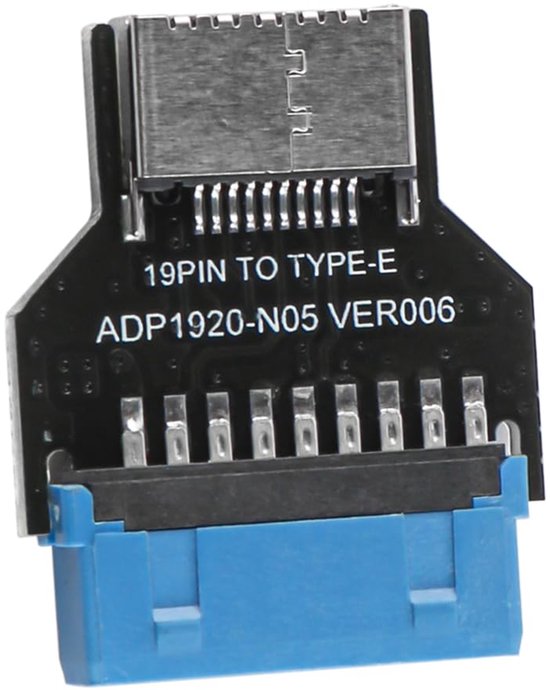USB 3.0 (USB3.1 Gen 2) Internal Header (19-pin) to USB 3.1/3.2 Type-C ...
