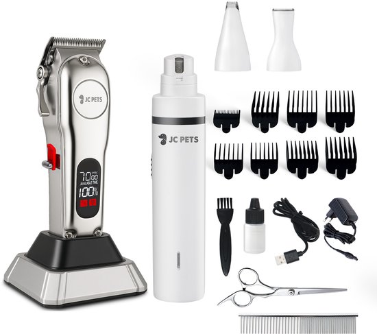JC Pets Hondentondeuse & 3-in-1 Grooming Set – Draadloze Dieren ...