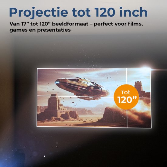Denver Mini Beamer - Full HD 1920x1080P - 120 ANSI Lumen - Projector ...