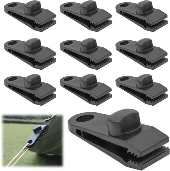 Premium - Zeilspanners, tentclips, verstelbare zeilbevestiging voor ...