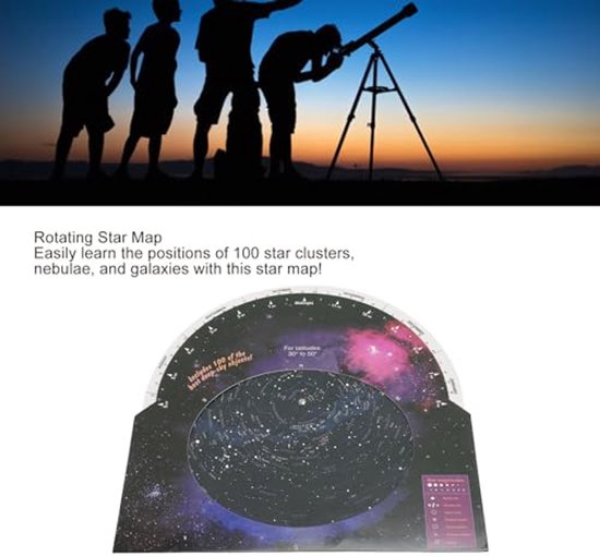 Star Map Guide to Astronomy, Star Target Planisphere, Astronomy Star ...