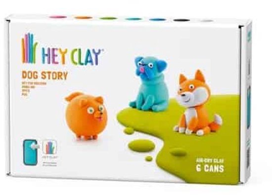 Hey Clay Dog Story Set van 6 potjes | bol