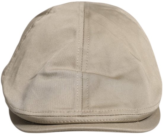 Newsboy Cap Cotton Hat - Beige Hats | bol